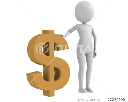 Dollar Currency Characters and 3D Characters - Stock Illustration ...