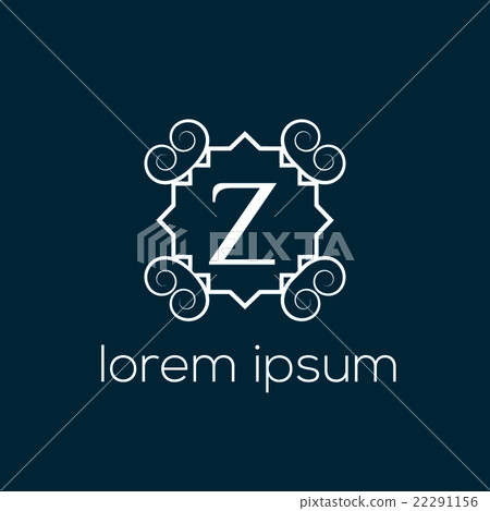 Luxury vintage letter Z vector logo template - Stock Illustration ...