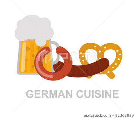 German food vector illustration. - Stock Illustration [22302089] - PIXTA