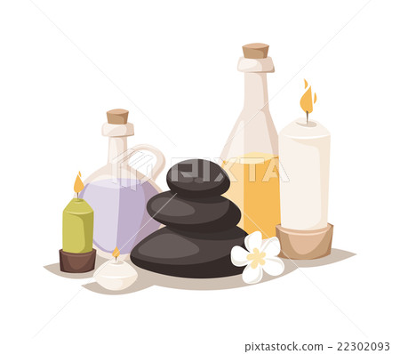 Spa symbols vector illustration. - Stock Illustration [22302093] - PIXTA