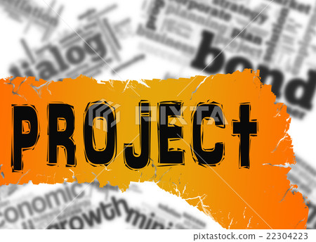 Word cloud with project word - Stock Illustration [22304223] - PIXTA