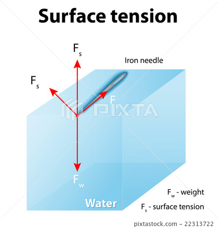 Surface tension - Stock Illustration [22313722] - PIXTA