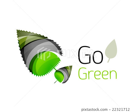 Shiny leaf icon - Stock Illustration [22321712] - PIXTA