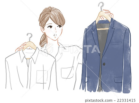 Women suffering from clothes - Stock Illustration [22331415] - PIXTA