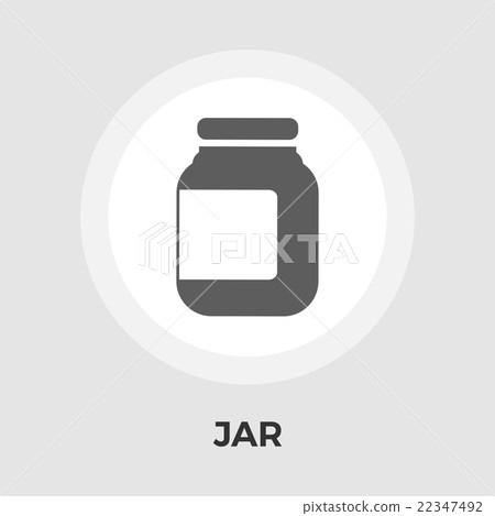 Jar vector flat icon - Stock Illustration [22347492] - PIXTA