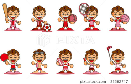 Sports red - Stock Illustration [22362747] - PIXTA