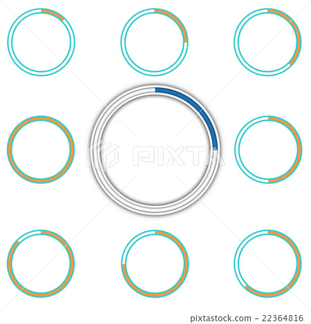 Round preloader animation frame - Stock Illustration [22364816] - PIXTA