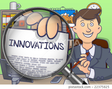 Innovations through Lens. Doodle Style. - Stock Illustration [22375825 ...