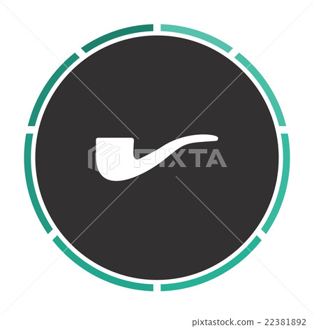 Tobacco pipe computer symbol - Stock Illustration [22381892] - PIXTA