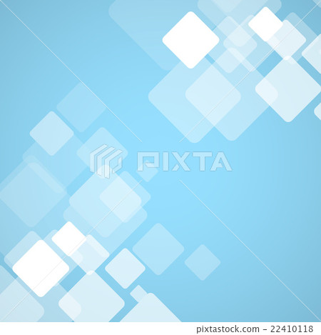 Abstract square blue background. Vector - Stock Illustration [22410118 ...