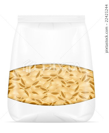 pasta in packaging vector illustration - Stock Illustration [22421244 ...