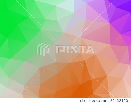 Polygon three colors 03 - Stock Illustration [22432130] - PIXTA