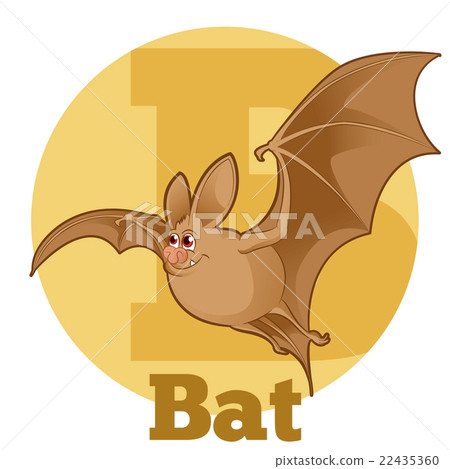 ABC Cartoon Bat - Stock Illustration [22435360] - PIXTA