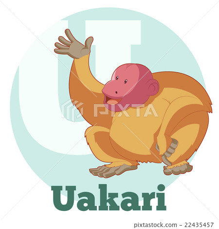 ABC Cartoon Uakari - Stock Illustration [22435457] - PIXTA