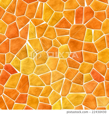 orange mosaic pattern texture background - Stock Illustration [22438430 ...