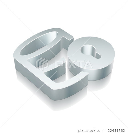 Software icon: 3d metallic Database With Lock with - Stock Illustration [22451562] - PIXTA