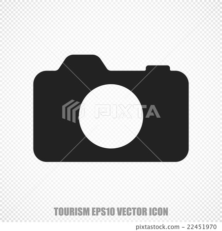 Travel vector Photo Camera icon. Modern flat - Stock Illustration ...
