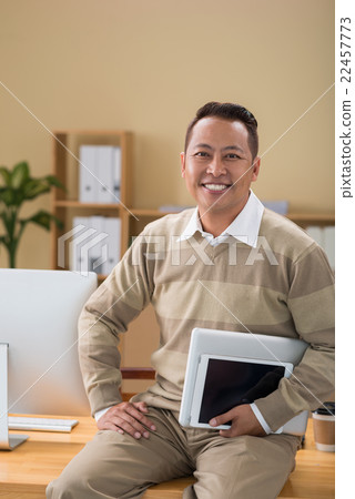 Stock Photo: Happy businessman - Stock Image - Everypixel