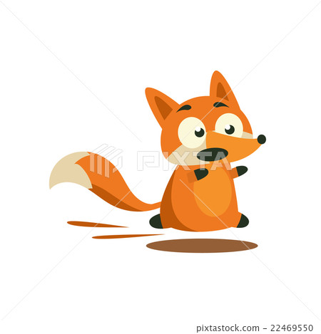 Fox Running Away - Stock Illustration [22469550] - PIXTA