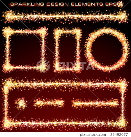 Sparkling Design Elements - Stock Illustration [22492077] - PIXTA
