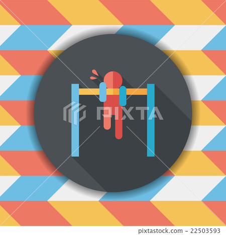 pull-up flat icon with long shadow,eps10 - Stock Illustration [22503593 ...