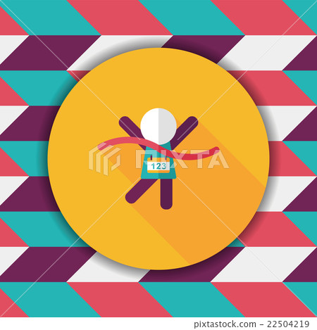 winner flat icon with long shadow,eps10 - Stock Illustration [22504219 ...