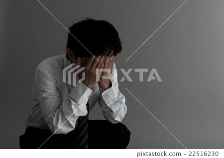 Businessman's anguish - Stock Photo [22516230] - PIXTA