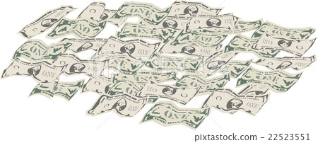 Tired dollar banknote _ Illustration - Stock Illustration [22523551 ...