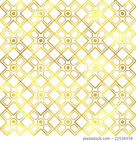Vector seamless geometric textured golden pattern - Stock Illustration ...