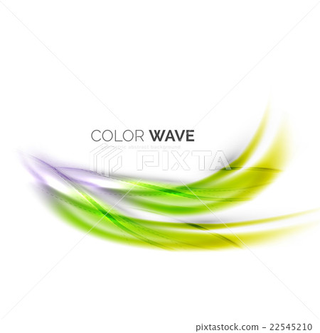 Color wave vector element - Stock Illustration [22545210] - PIXTA