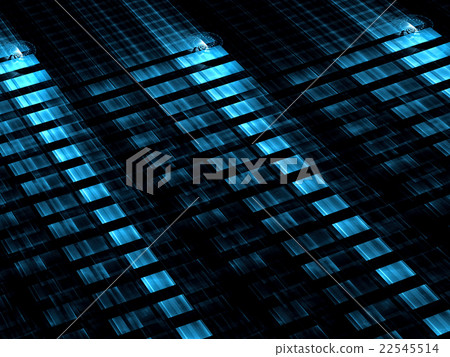 Abstract rectangular grid - digitally generated - Stock Illustration ...