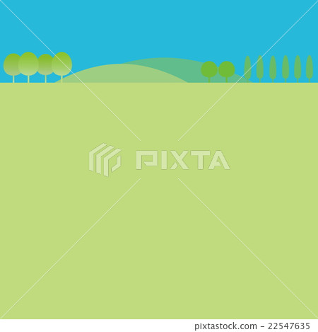 Early summer landscape - Stock Illustration [22547635] - PIXTA