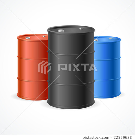 Oil Barrel Drum. Vector - Stock Illustration [22559688] - PIXTA