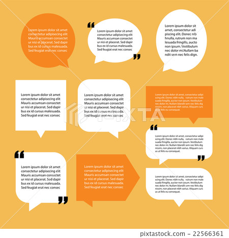 modern quote text template design elements - Stock Illustration ...