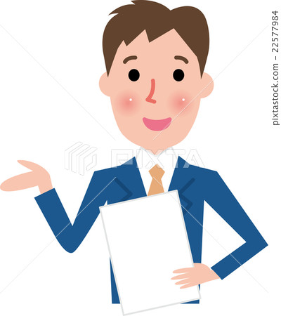Male business Job description - Stock Illustration [22577984] - PIXTA