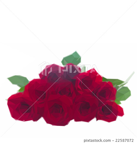 pile of red roses - Stock Illustration [22587072] - PIXTA