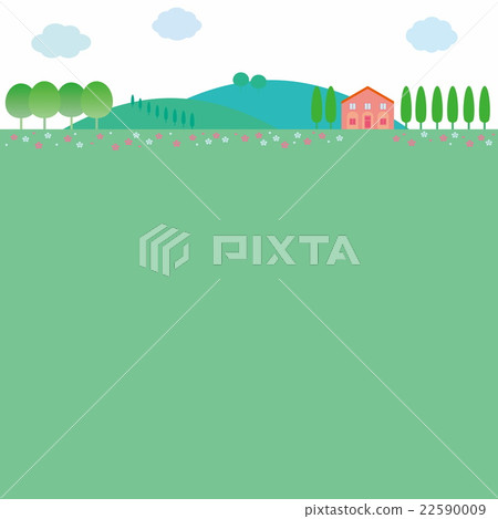 Early summer landscape - Stock Illustration [22590009] - PIXTA