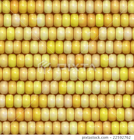 Bright and delicate sweet corn kernels closeup... - Stock Illustration ...