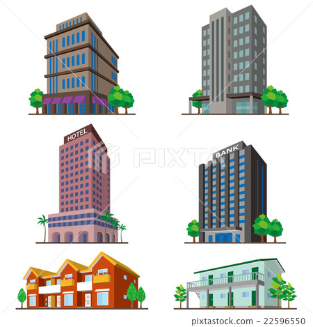 Building / solid figure - Stock Illustration [22596550] - PIXTA