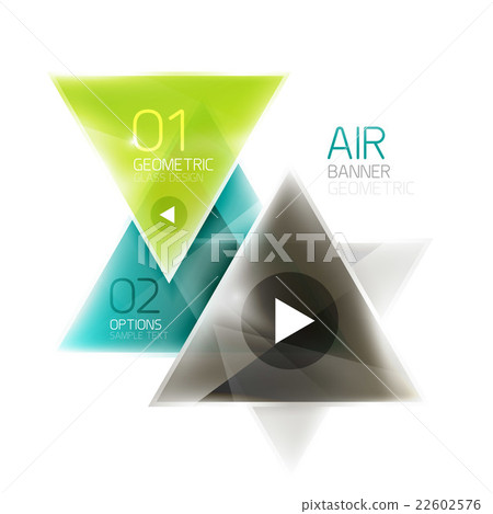 Air triangle abstract background - Stock Illustration [22602576] - PIXTA