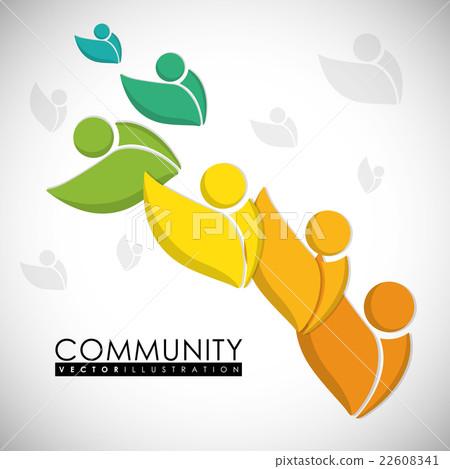 Community people graphic - Stock Illustration [22608341] - PIXTA