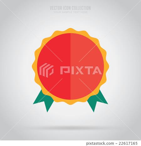 Abstract isolated badge, label or sticker, raster - Stock Illustration ...