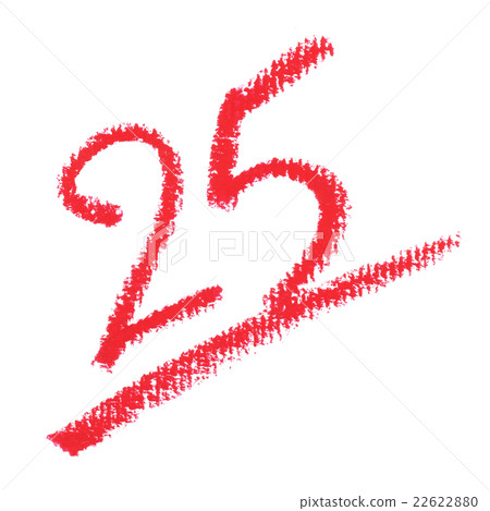 Character (25 points) Crayon - Stock Illustration [22622880] - PIXTA