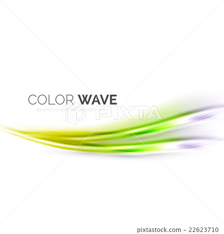 Color wave vector element - Stock Illustration [22623710] - PIXTA