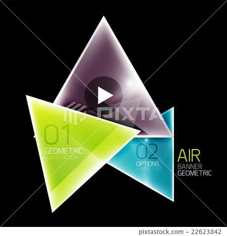 Air triangle abstract background - Stock Illustration [22623842] - PIXTA