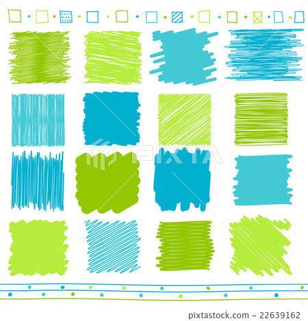 Vector set of scribble elements - Stock Illustration [22639162] - PIXTA