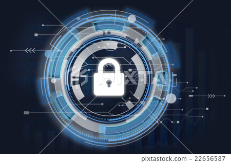 Information Technology Graphic Security Lock... - Stock Illustration ...