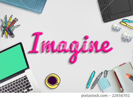 Imagine Imagination Vision Creative Dream Ideas... - Stock Illustration ...