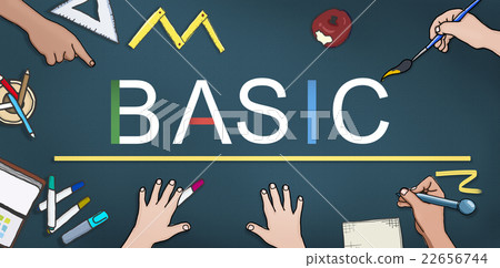 Basic General Primary Essential Important... - Stock Illustration ...