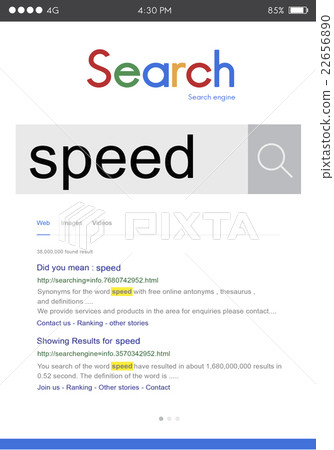 Speed Rush Rapidity Velocity Momentum Concept - Stock Illustration ...